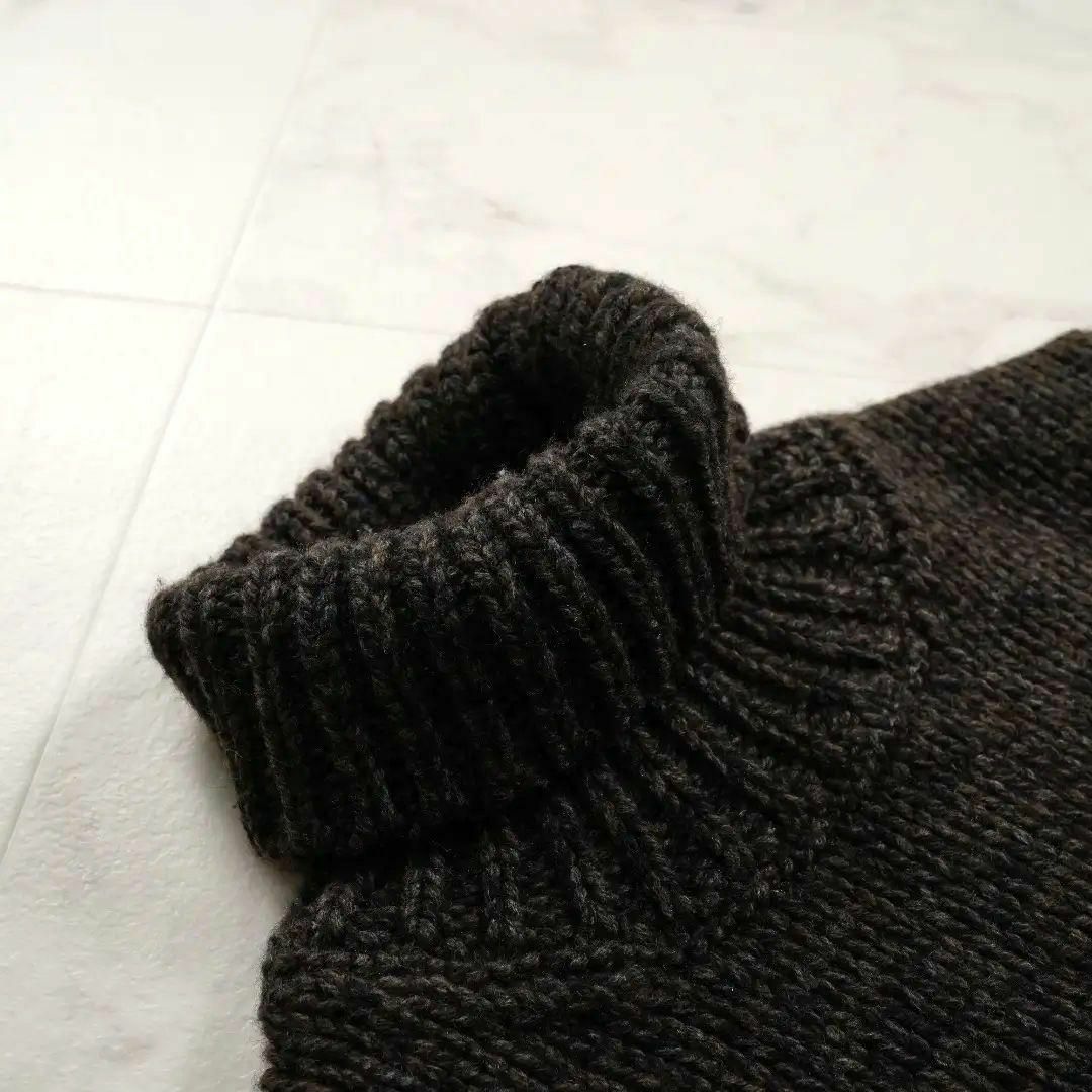 ZANONE - 美品 ZANONE セーター ブラウン系 #50 羊毛 ハイネック ZANONE - 美品 ZANONE セーター ブラウン系 #50 羊毛 ハイネック