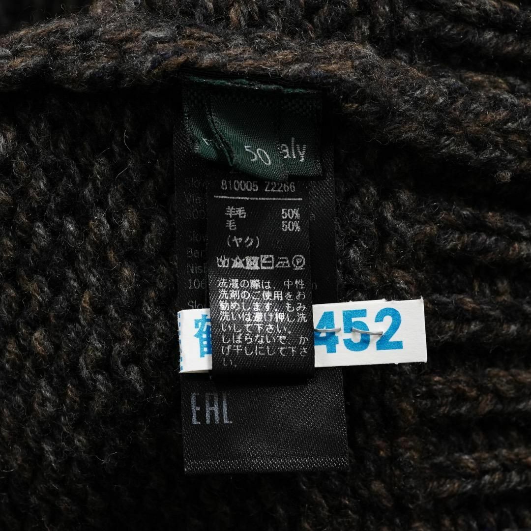ZANONE - 美品 ZANONE セーター ブラウン系 #50 羊毛 ハイネック ZANONE - 美品 ZANONE セーター ブラウン系 #50 羊毛 ハイネック