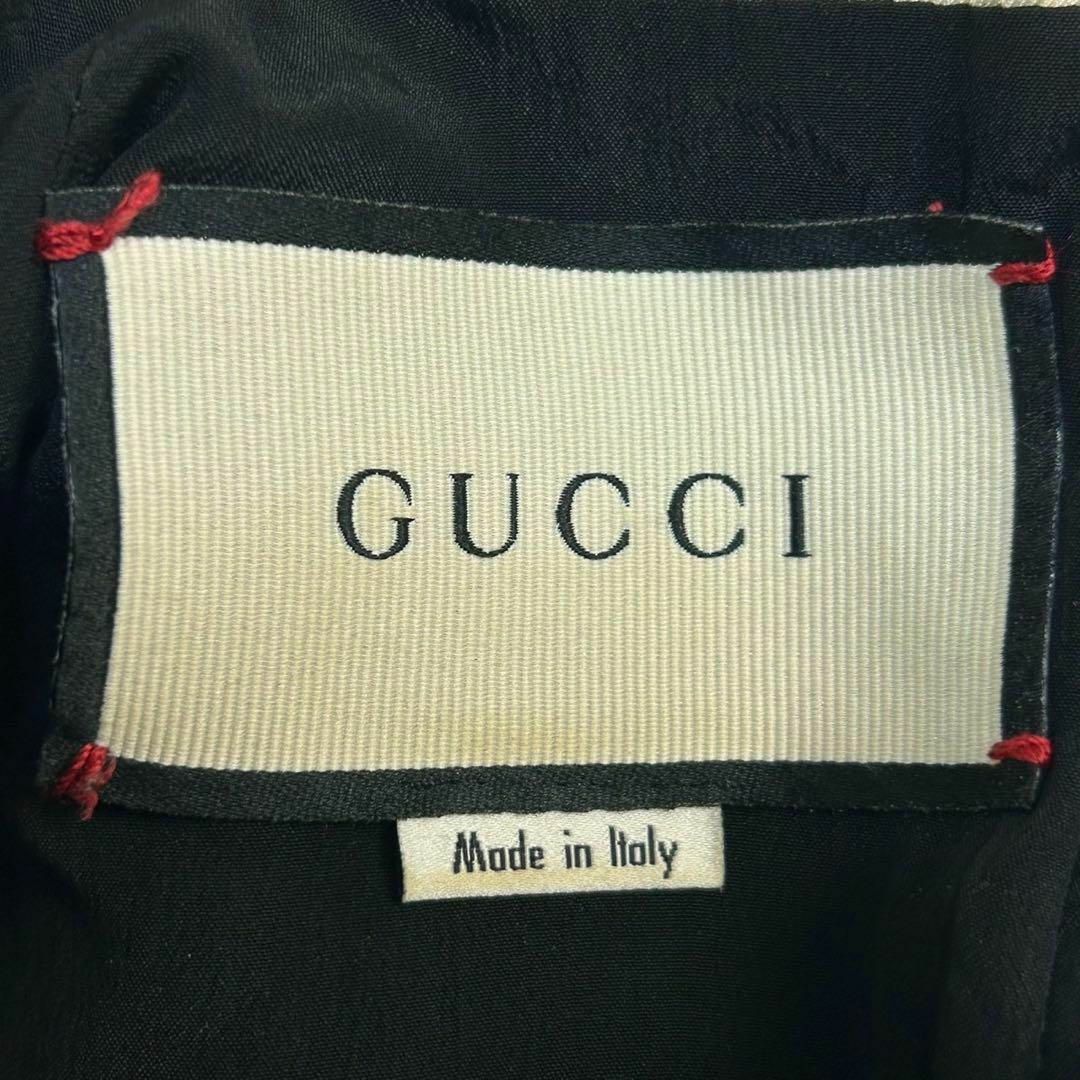 GUCCI - 【現行モデル】グッチ☆ツイード膝丈半袖ワンピース GUCCI - 【現行モデル】グッチ☆ツイード膝丈半袖ワンピース