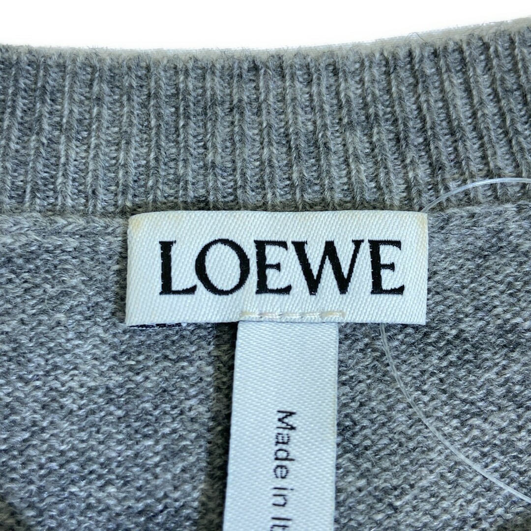 LOEWE - LOEWE ロエベ ロゴメッシュデザイン カシミヤニット LOEWE - LOEWE ロエベ ロゴメッシュデザイン カシミヤニット