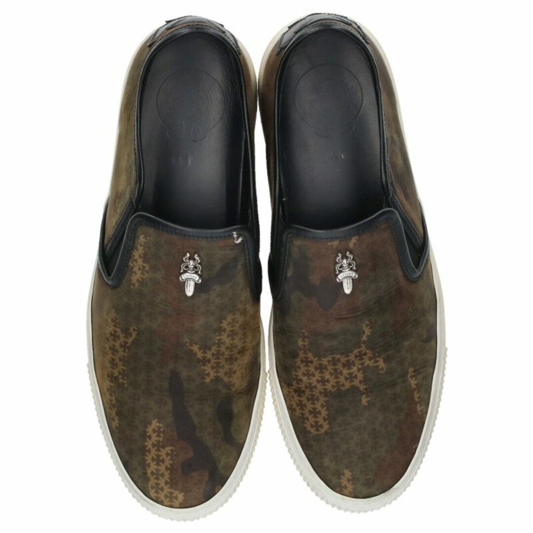 Chrome Hearts - クロムハーツ SLIP ON BLK CALF/スリッポン CH Chrome Hearts - クロムハーツ SLIP ON BLK CALF/スリッポン CH