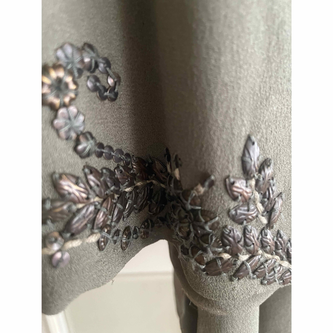 HERMES - Vintage 希少 エルメス HERMESゴルチェ期シルク 刺繍入 HERMES - Vintage 希少 エルメス HERMESゴルチェ期シルク 刺繍入