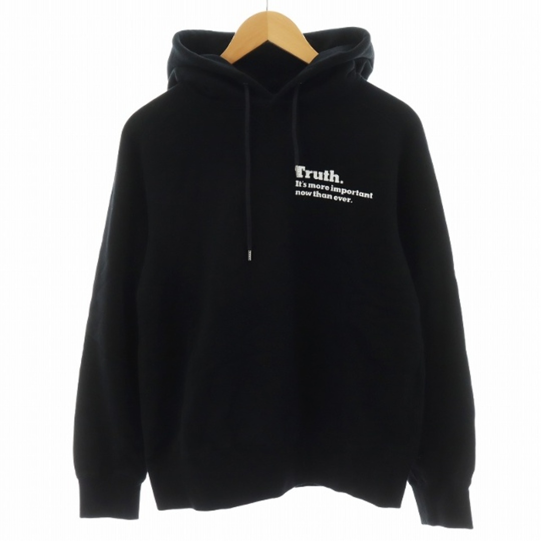 sacai - サカイ Truth hoodie パーカー プルオーバー ロゴ 1 黒 sacai - サカイ Truth hoodie パーカー プルオーバー ロゴ 1 黒
