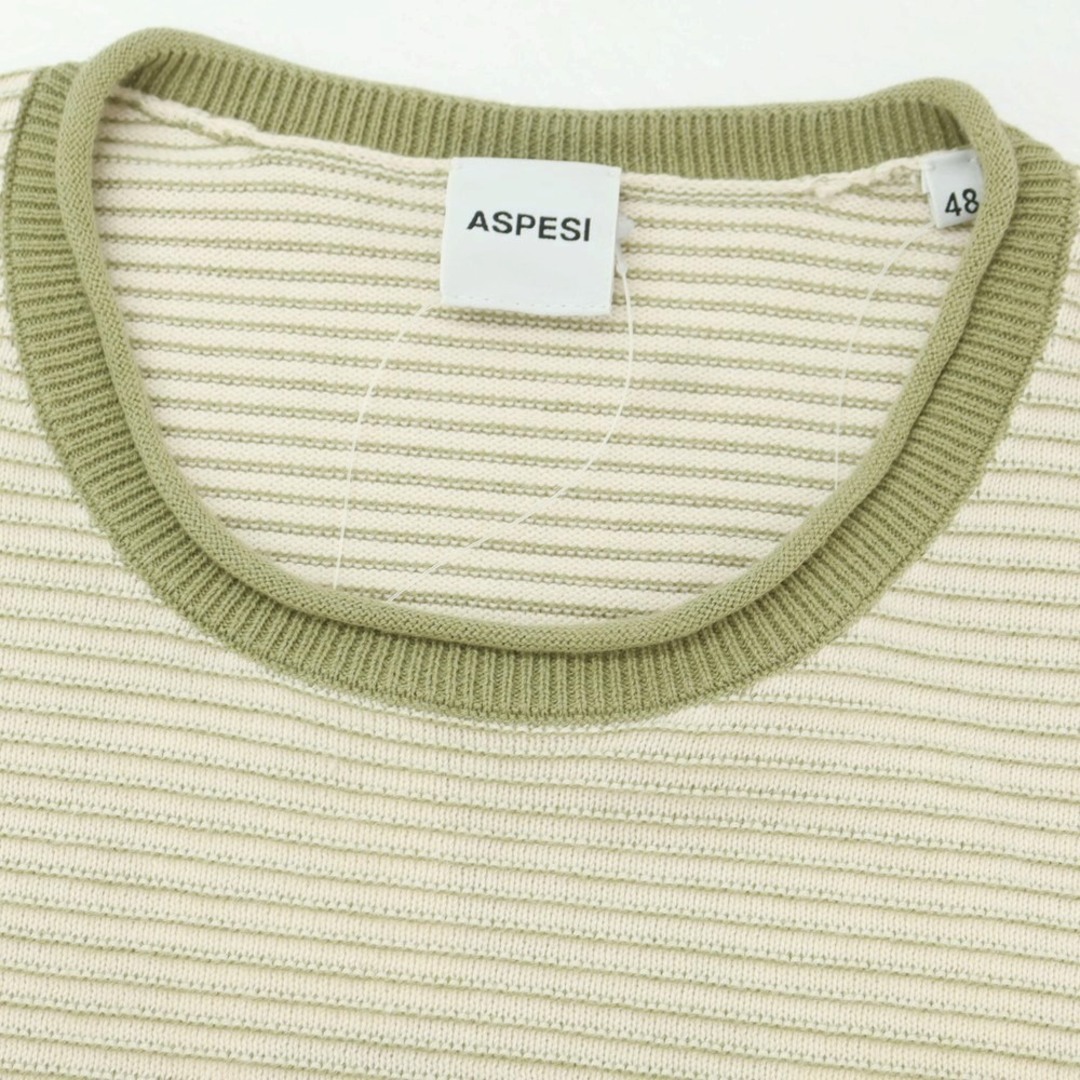 ASPESI - 【新品】アスペジ ASPESI コットン クルーネック プル ASPESI - 【新品】アスペジ ASPESI コットン クルーネック プル