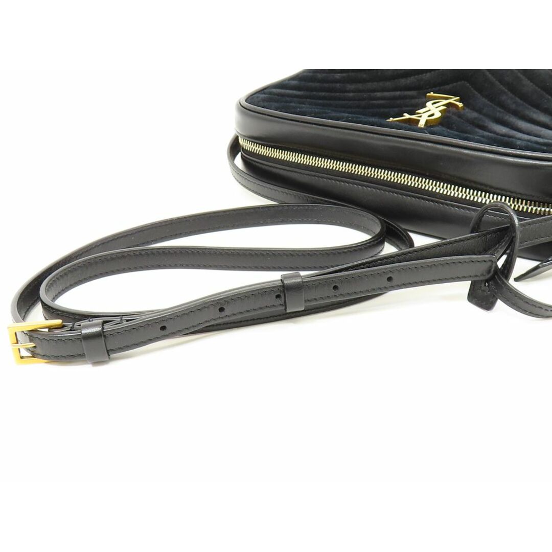 SAINT LAURENT - 【新着】サンローラン 612544 ベロア×レザー SAINT LAURENT - 【新着】サンローラン 612544 ベロア×レザー