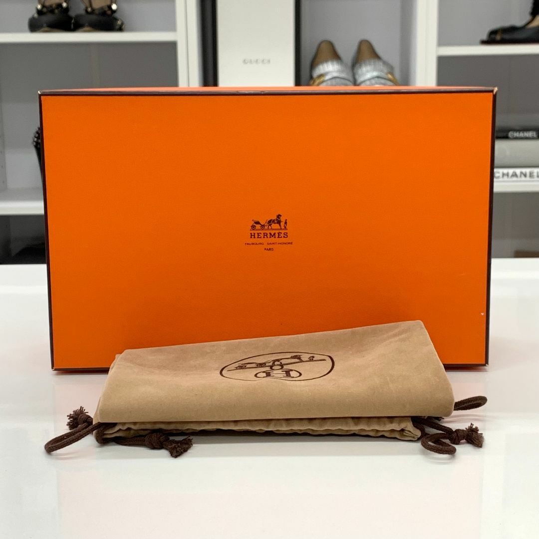 HERMES - 7913 エルメス レザー シェーヌダンクル ローファー HERMES - 7913 エルメス レザー シェーヌダンクル ローファー