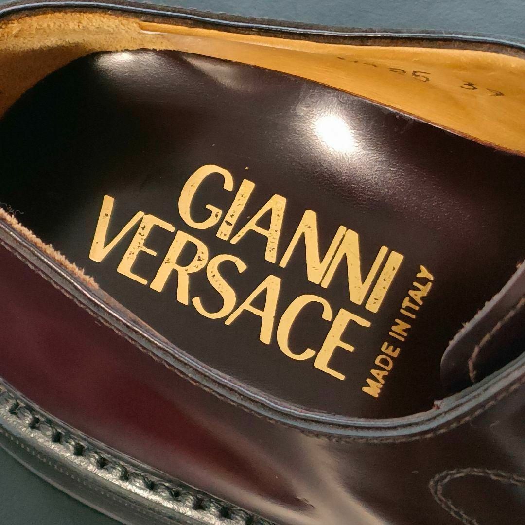 Gianni Versace - VERSACE ホールカット 革靴 イタリア製 レザー Gianni Versace - VERSACE ホールカット 革靴 イタリア製 レザー