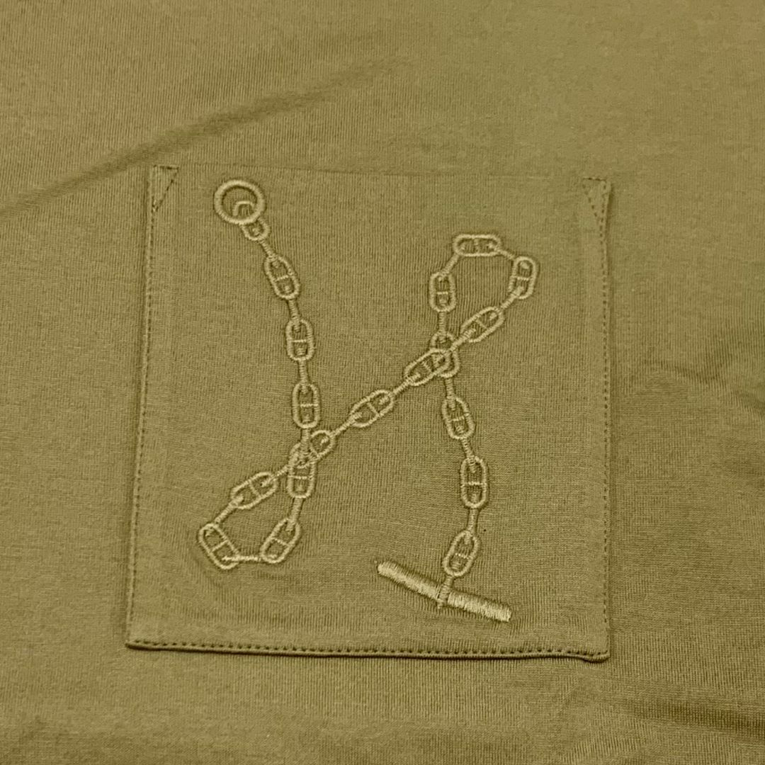 HERMES - M10128 エルメス コットン 刺繍 ワンピース HERMES - M10128 エルメス コットン 刺繍 ワンピース