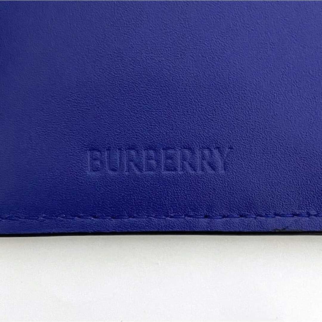 BURBERRY - バーバリー 二つ折り 長財布 ec-22839 ブルー BURBERRY - バーバリー 二つ折り 長財布 ec-22839 ブルー