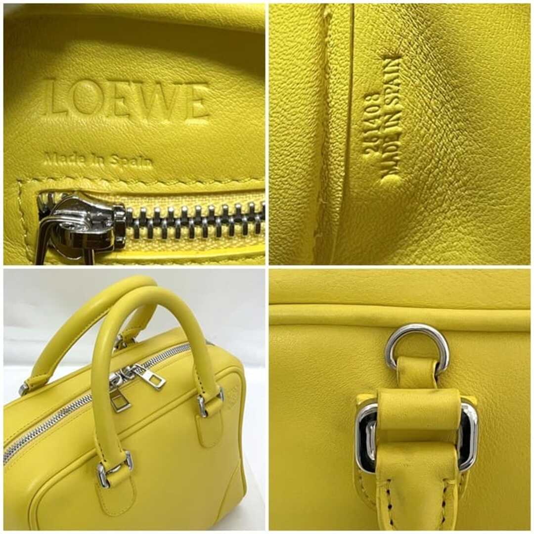 LOEWE - ロエベ 2way バッグ アマソナ 75 f-22917 イエロー LOEWE - ロエベ 2way バッグ アマソナ 75 f-22917 イエロー