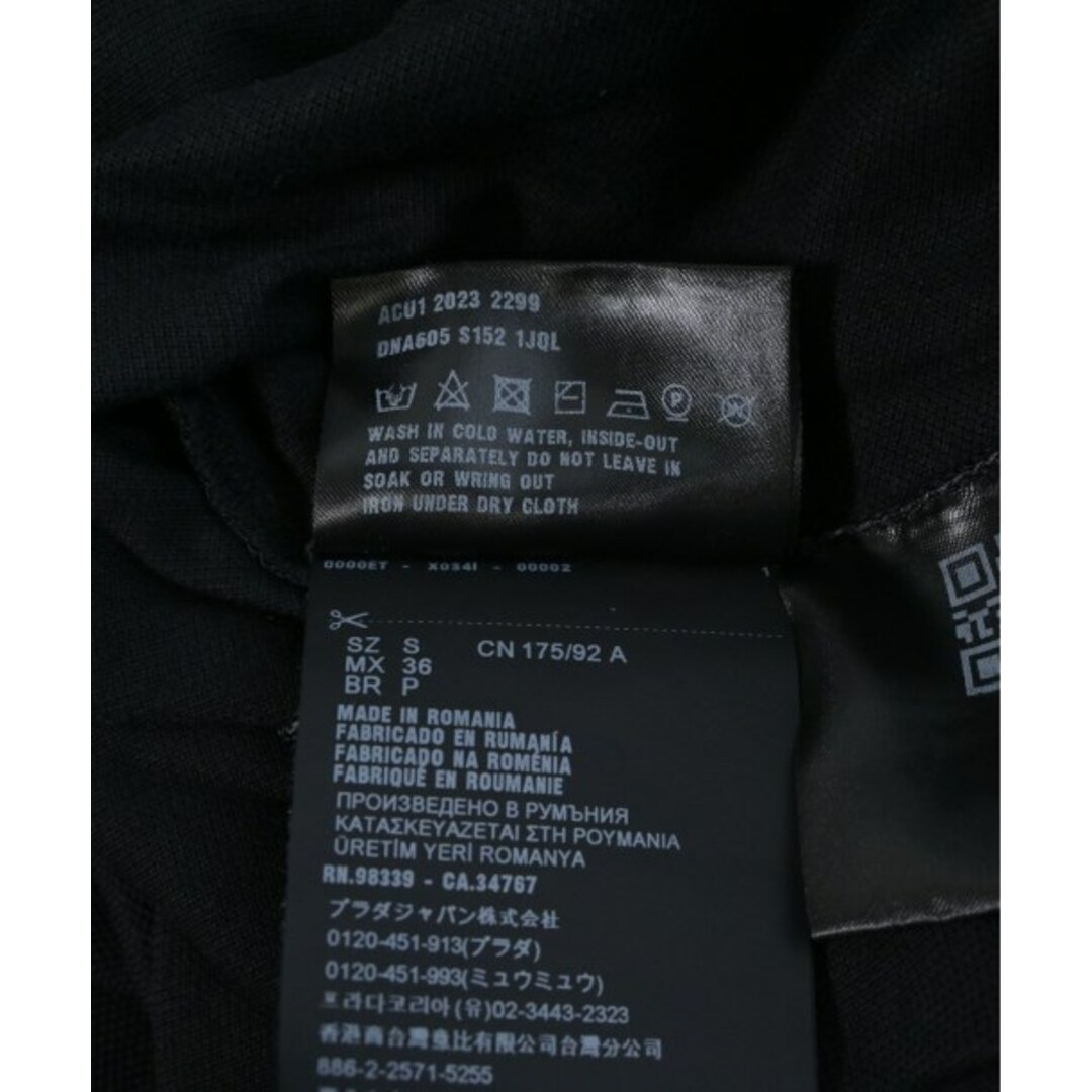 PRADA - PRADA プラダ ポロシャツ S 黒 【古着】【中古】の通販 PRADA - PRADA プラダ ポロシャツ S 黒 【古着】【中古】の通販