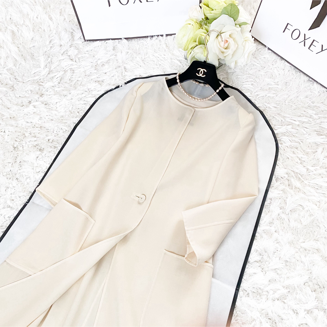 FOXEY - ☆新品同様☆FOXEY デイジーリン スプリングコート☆の FOXEY - ☆新品同様☆FOXEY デイジーリン スプリングコート☆の