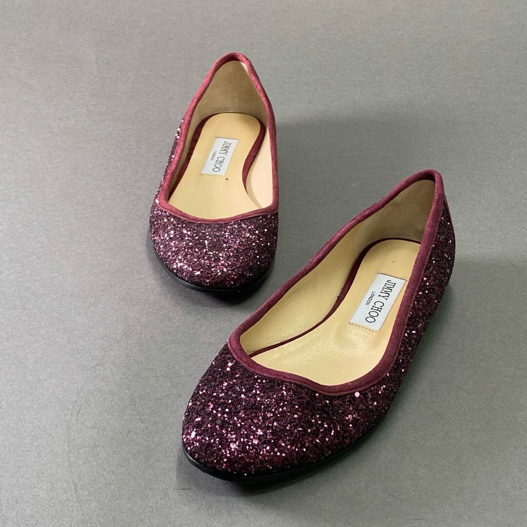 JIMMY CHOO - 4d16 《美品》 JIMMY CHOO ジミーチュウ JIMMY CHOO - 4d16 《美品》 JIMMY CHOO ジミーチュウ