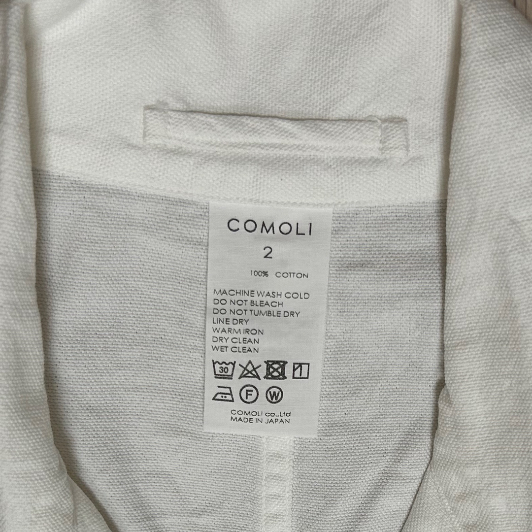 COMOLI - COMOLI ホワイト1938ジャケット(V01-01022)の通販 by COMOLI - COMOLI ホワイト1938ジャケット(V01-01022)の通販 by