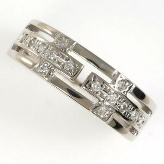 K9WG リング 指輪 11号 ダイヤ 0.11 総重量約4.5g ジュエリー K9WG リング 指輪 11号 ダイヤ 0.11 総重量約4.5g ジュエリー