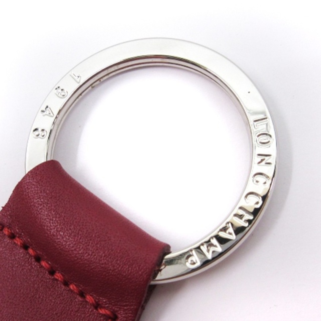 LONGCHAMP - ロンシャン レザー キーホルダー キーリング LONGCHAMP - ロンシャン レザー キーホルダー キーリング