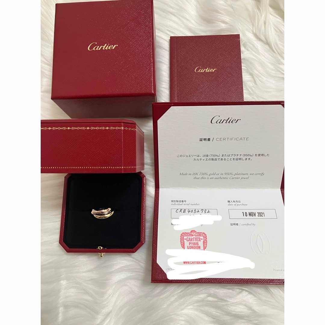 Cartier - 試着のみ Cartier クラシック トリニティ リング Cartier - 試着のみ Cartier クラシック トリニティ リング