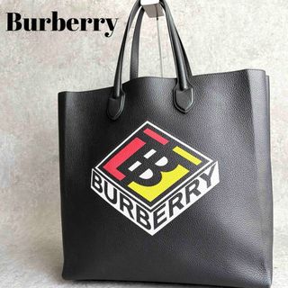 BURBERRY - 【極美品】 Burberry TBロゴ レザー トートバッグ BURBERRY - 【極美品】 Burberry TBロゴ レザー トートバッグ