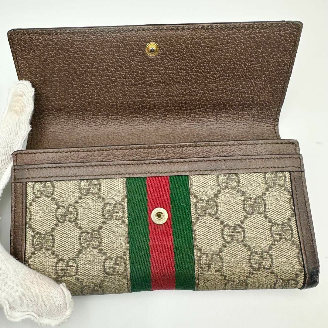 GUCCI - 0310【美品】GUCCI オフィディア コンチネンタル GG GUCCI - 0310【美品】GUCCI オフィディア コンチネンタル GG