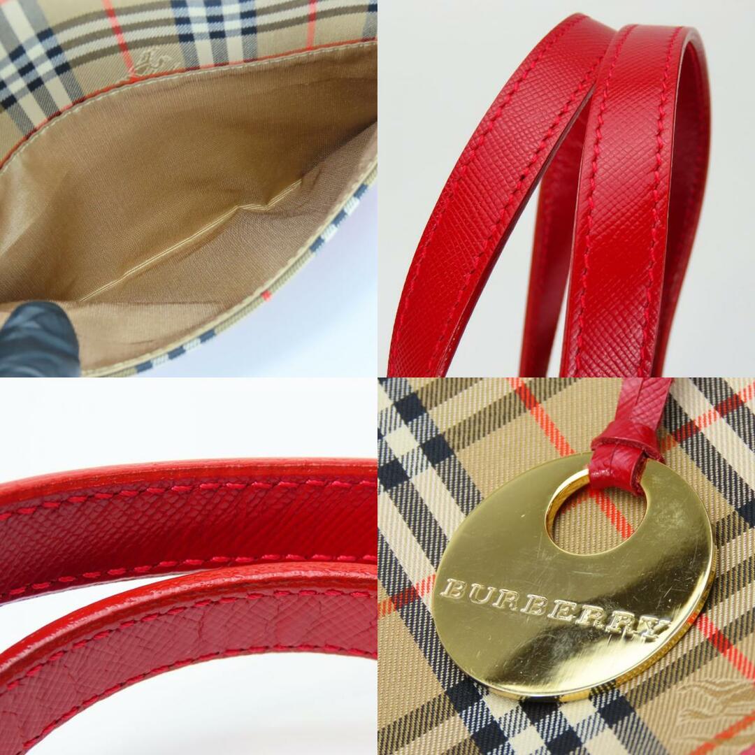 BURBERRY - 【中古】 バーバリー ハンドバッグ キャンバス BURBERRY - 【中古】 バーバリー ハンドバッグ キャンバス
