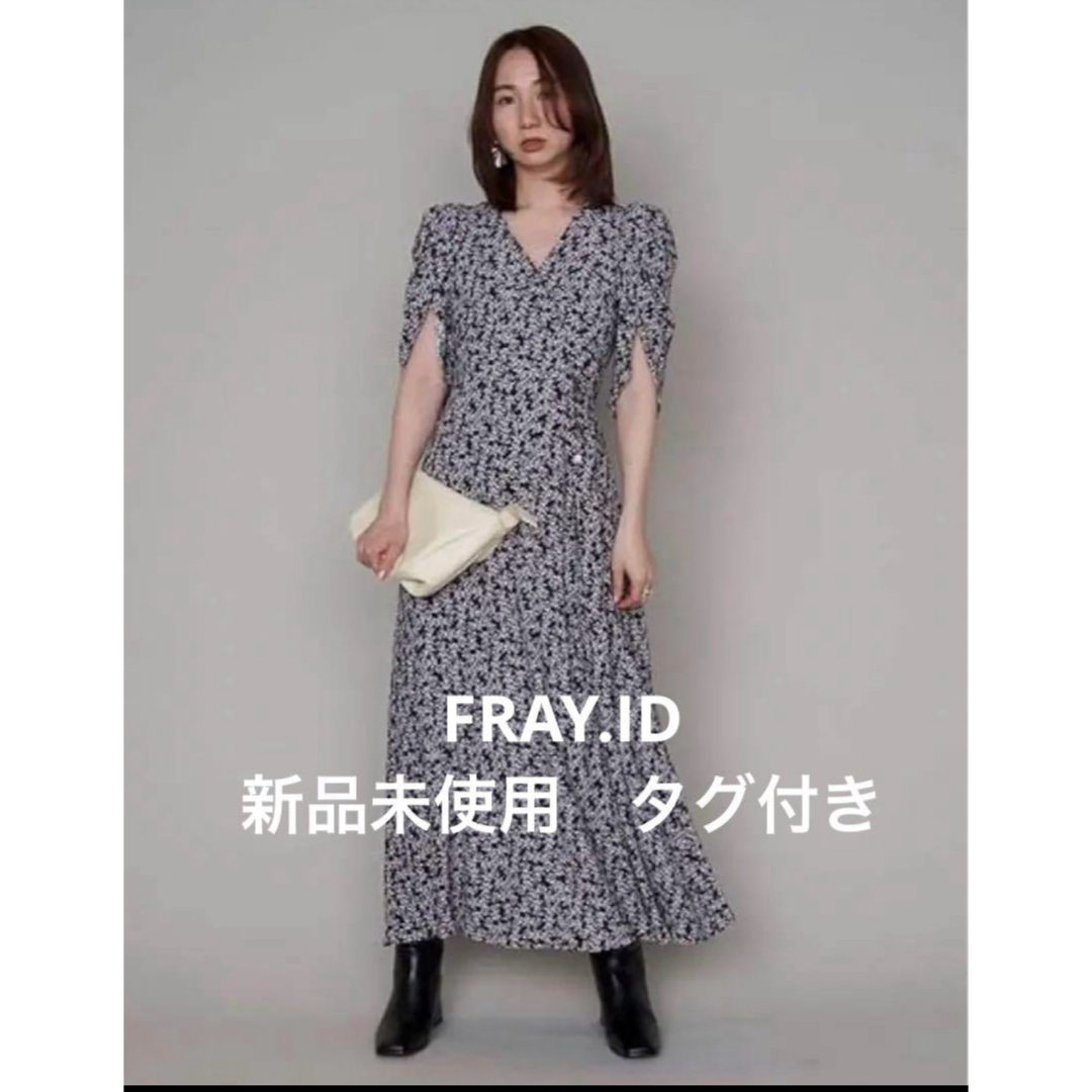 FRAY I.D - カシュクールフラワーワンピース フレイアイディーの FRAY I.D - カシュクールフラワーワンピース フレイアイディーの