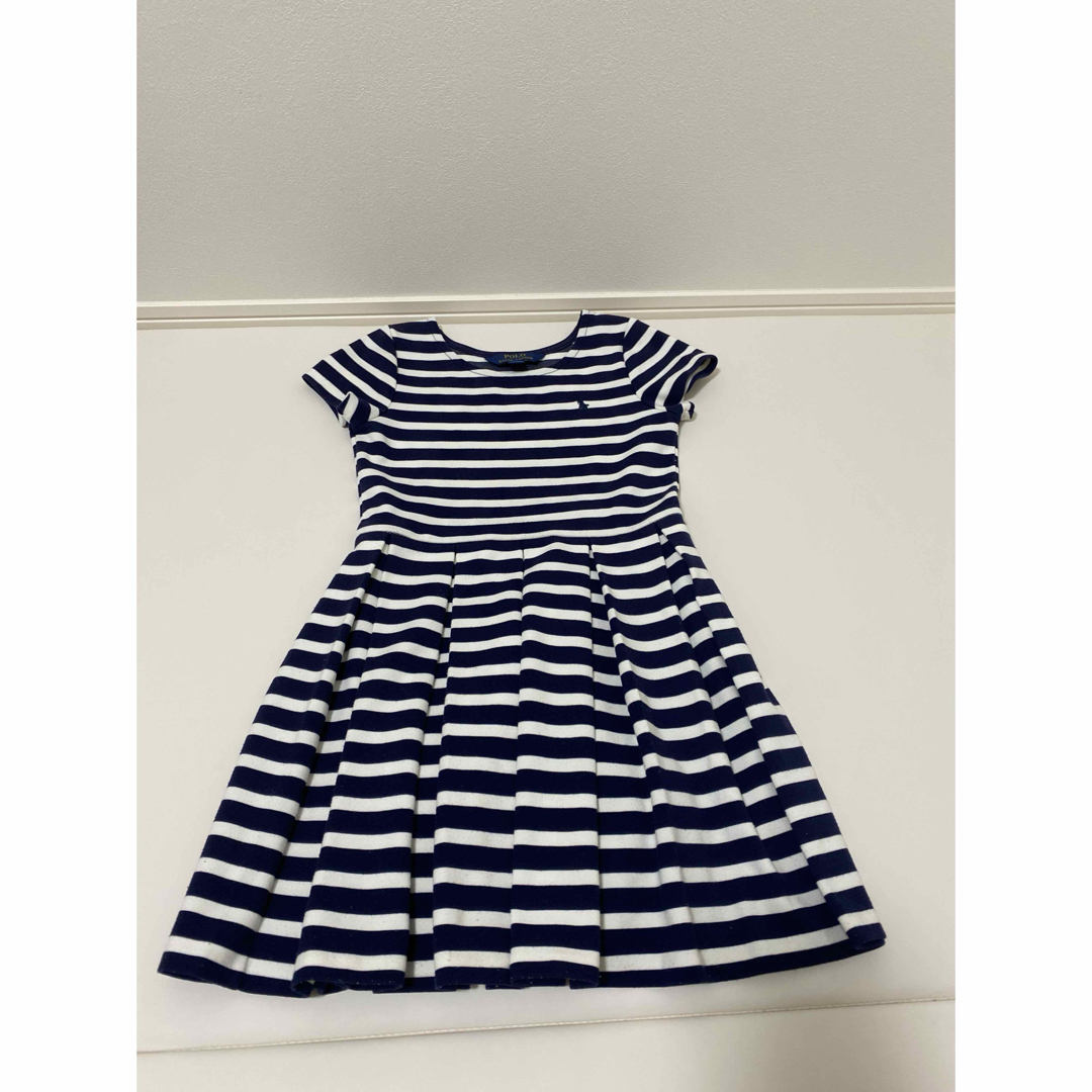 POLO RALPH LAUREN - ポロラルフローレン ボーダーワンピース 6X POLO RALPH LAUREN - ポロラルフローレン ボーダーワンピース 6X