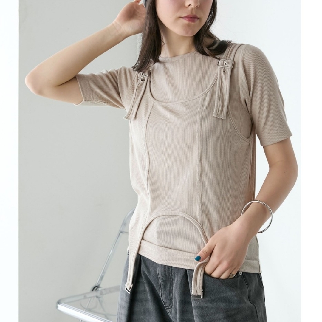JEANASIS - 新品未使用☆forksy. ガーターデザインレイヤード JEANASIS - 新品未使用☆forksy. ガーターデザインレイヤード