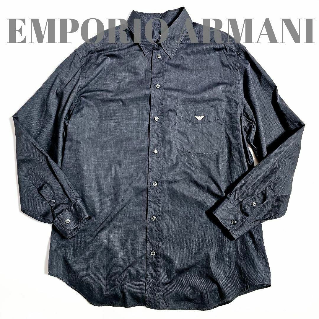 EMPORIO ARMANI - 【美品】エンポリオアルマーニ シャツ 長袖 EMPORIO ARMANI - 【美品】エンポリオアルマーニ シャツ 長袖