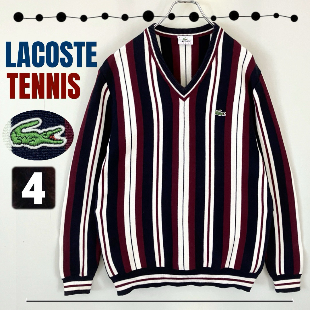 LACOSTE - ラコステスポーツ☆テニスセーター☆コットンニット LACOSTE - ラコステスポーツ☆テニスセーター☆コットンニット