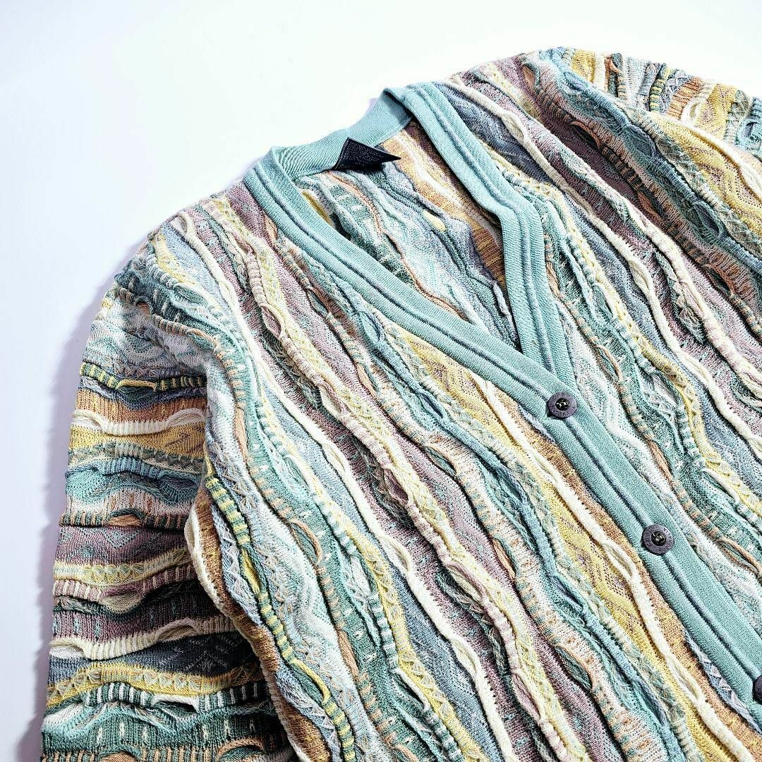 COOGI - 【良品】クージー 3Dニット カーディガン アースカラー COOGI - 【良品】クージー 3Dニット カーディガン アースカラー