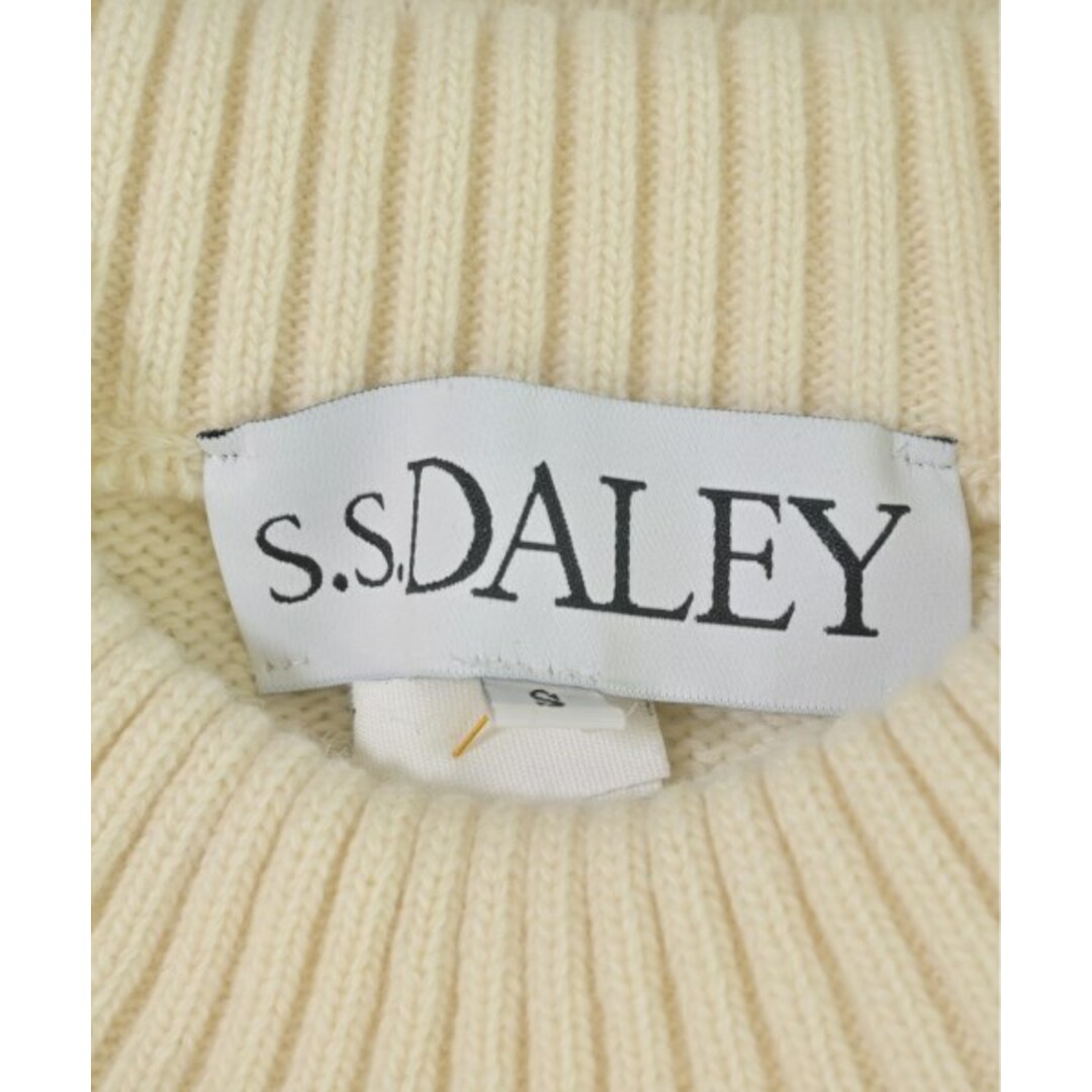 S.S.DALEY エスエスデイリー ニット・セーター S 白x緑x茶等 S.S.DALEY エスエスデイリー ニット・セーター S 白x緑x茶等