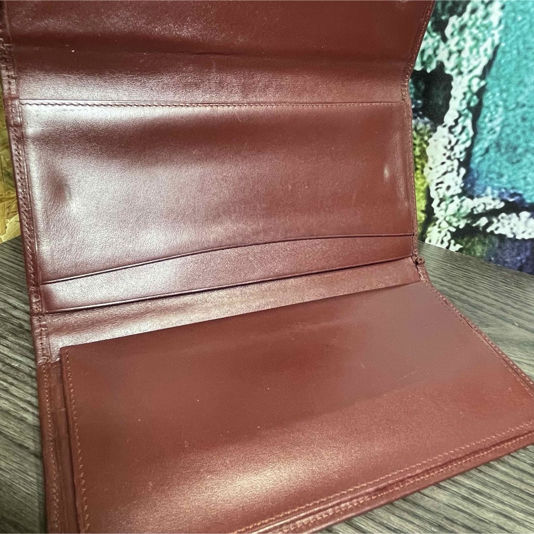 Cartier - Cartier カルティエ がま口 財布 長財布 マストライン Cartier - Cartier カルティエ がま口 財布 長財布 マストライン
