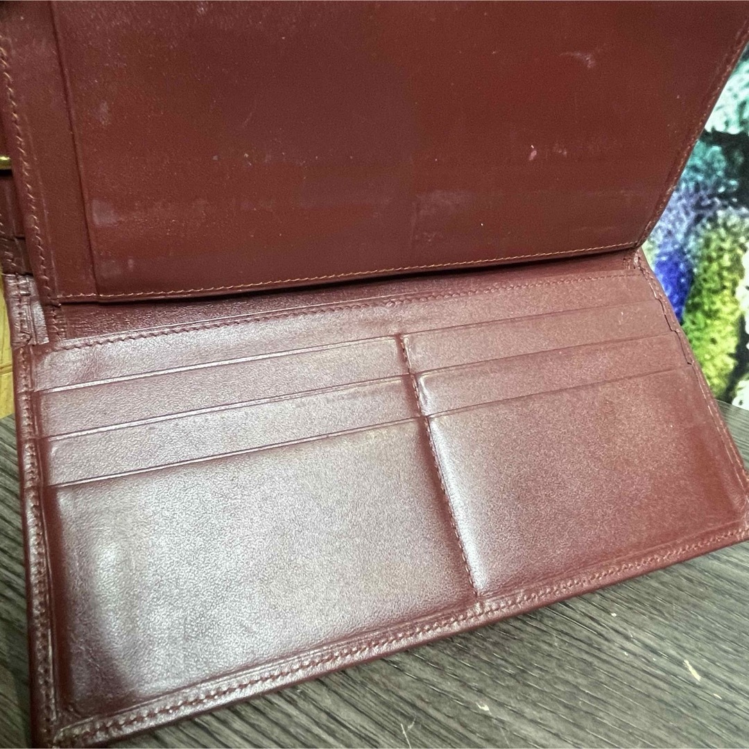 Cartier - Cartier カルティエ がま口 財布 長財布 マストライン Cartier - Cartier カルティエ がま口 財布 長財布 マストライン