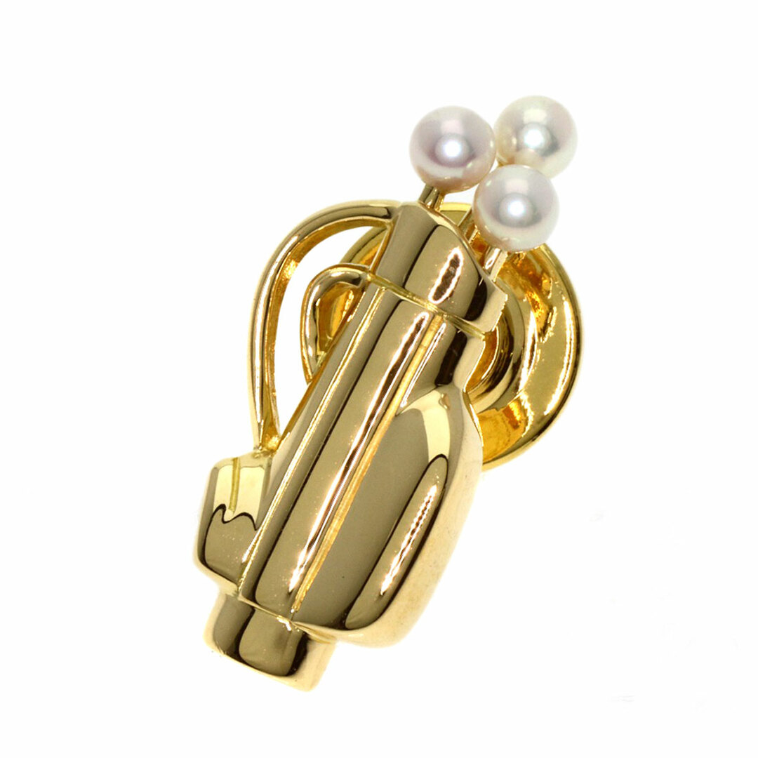 MIKIMOTO - MIKIMOTO ゴルフバッグ パール 真珠 ピンブローチ MIKIMOTO - MIKIMOTO ゴルフバッグ パール 真珠 ピンブローチ
