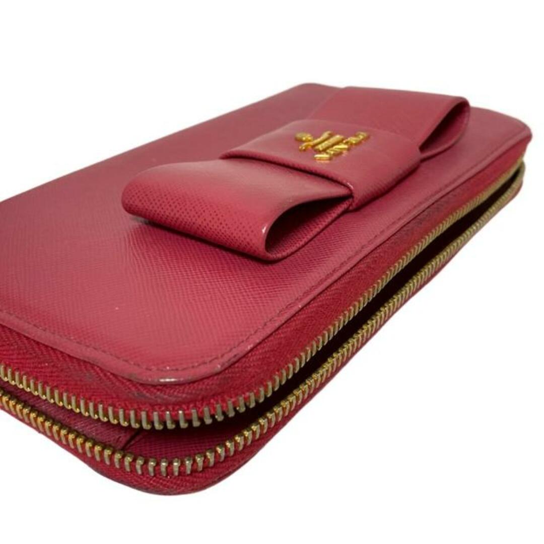 PRADA - PRADA(プラダ) 長財布 - 1M0506 ピンク ラウンド PRADA - PRADA(プラダ) 長財布 - 1M0506 ピンク ラウンド