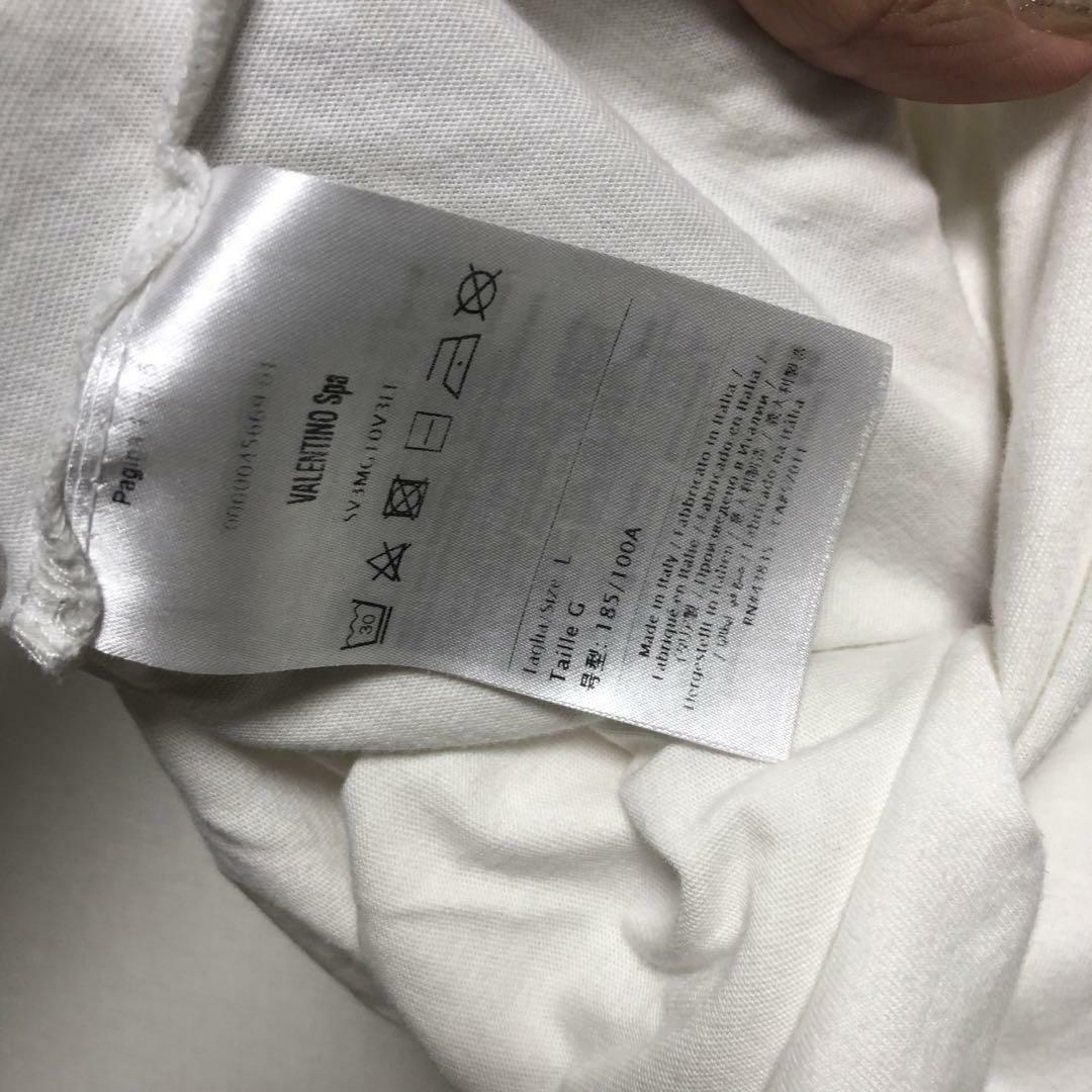 VALENTINO - VALENTINO ◇ バレンティの Tシャツ ロゴ 定番 VALENTINO - VALENTINO ◇ バレンティの Tシャツ ロゴ 定番