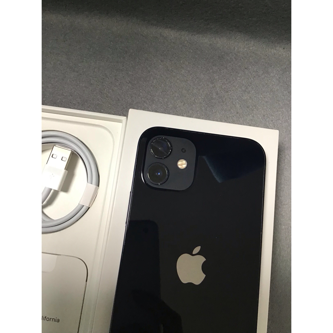 iPhone - 美品 国内版 SIMフリー iPhone12 256GB ブラック色の iPhone - 美品 国内版 SIMフリー iPhone12 256GB ブラック色の