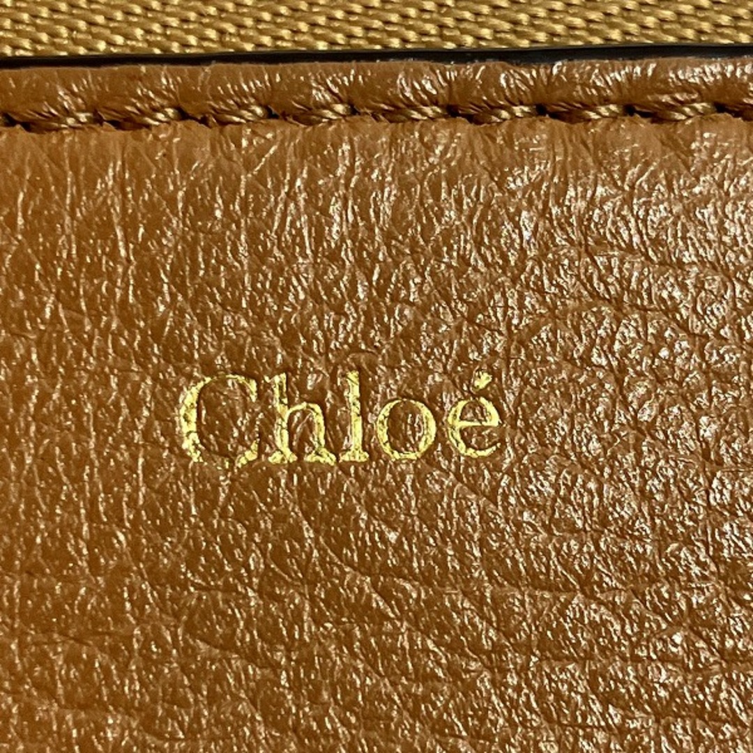Chloe - クロエ Chloe ブラウン L字ファスナー アルファベット Chloe - クロエ Chloe ブラウン L字ファスナー アルファベット