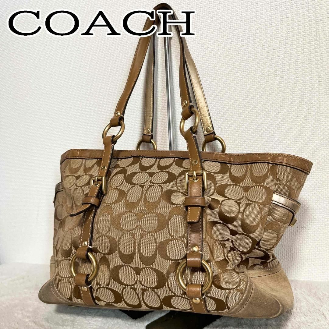 COACH - 美品✨COACHコーチハンドバッグトートバッグブラウン茶 COACH - 美品✨COACHコーチハンドバッグトートバッグブラウン茶