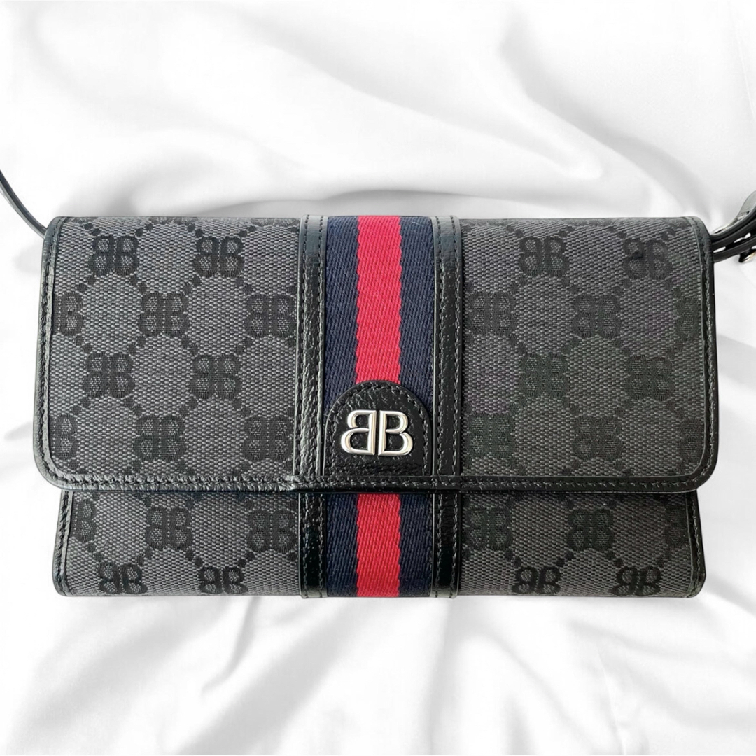 BALENCIAGA - 美品 バレンシアガ グッチ ハッカー ショルダー BALENCIAGA - 美品 バレンシアガ グッチ ハッカー ショルダー
