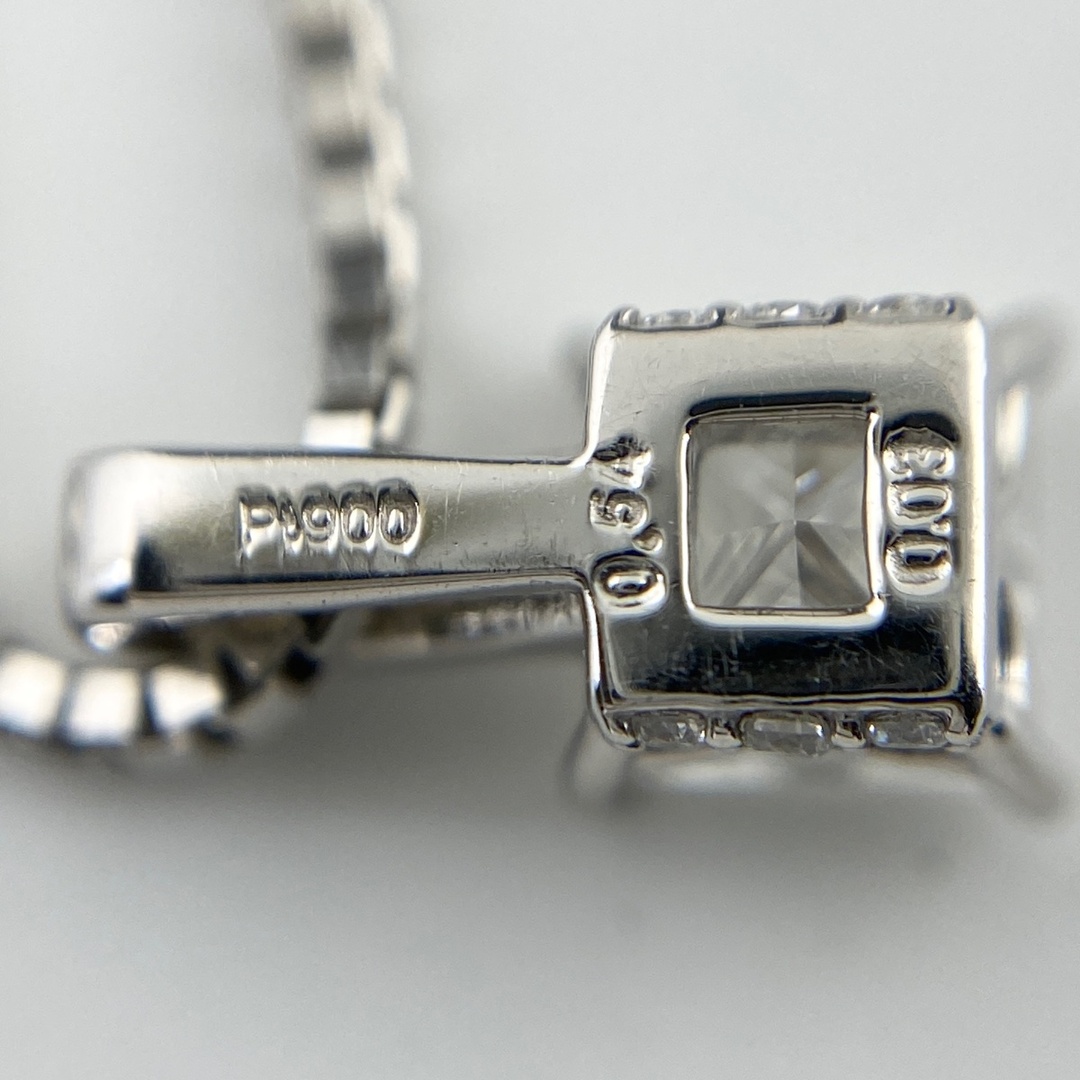 在庫一掃】 ダイヤモンド デザインネックレス Pt900 【中古】の 在庫一掃】 ダイヤモンド デザインネックレス Pt900 【中古】の