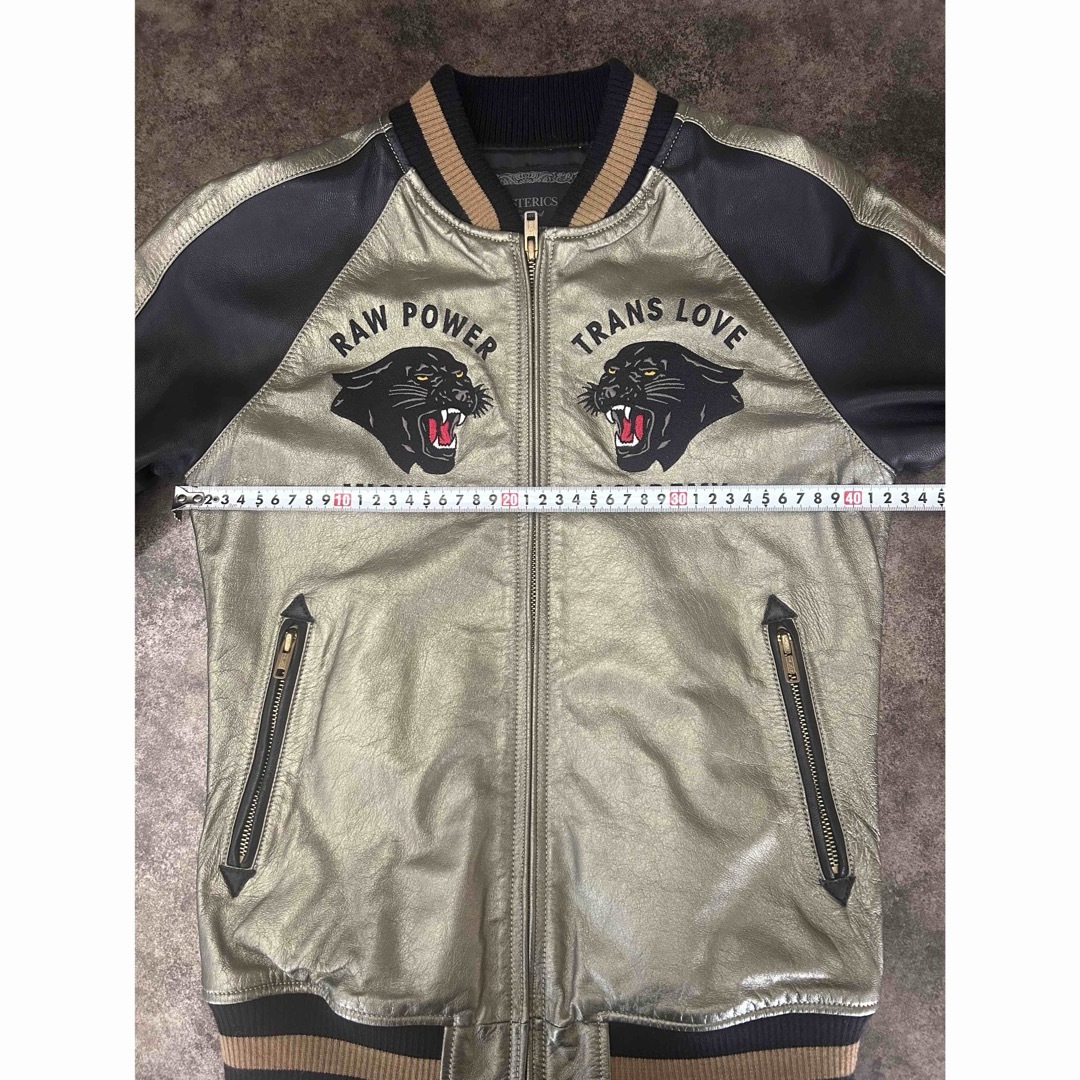 HYSTERIC GLAMOUR - HYSTERIC GLAMOUR【美品】山羊革スカジャン HYSTERIC GLAMOUR - HYSTERIC GLAMOUR【美品】山羊革スカジャン