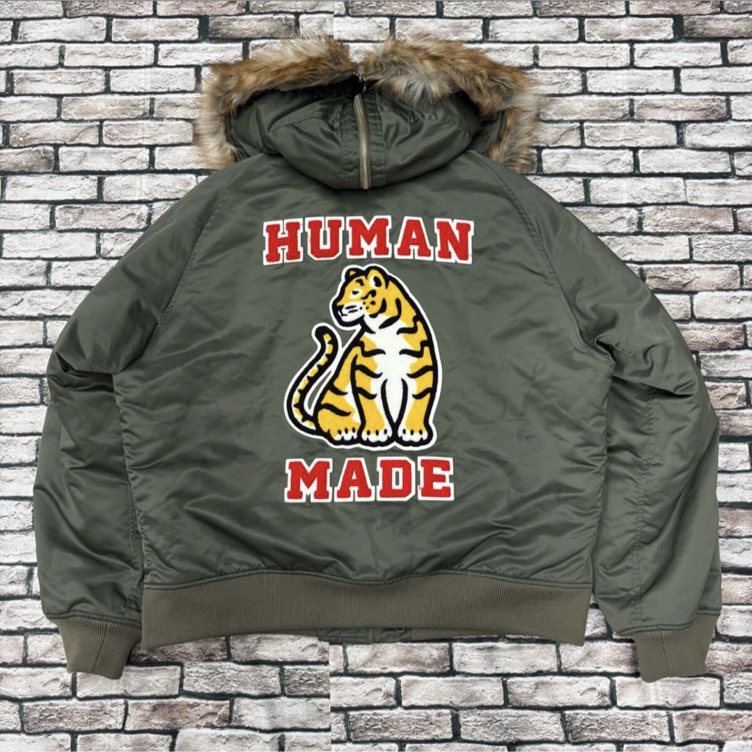 HUMAN MADE - ヒューマンメイド☆バックロゴワッペンN-2B HUMAN MADE - ヒューマンメイド☆バックロゴワッペンN-2B