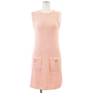 CHANEL - CHANEL シャネル ワンピース ニット P55744 ロゴ CHANEL - CHANEL シャネル ワンピース ニット P55744 ロゴ