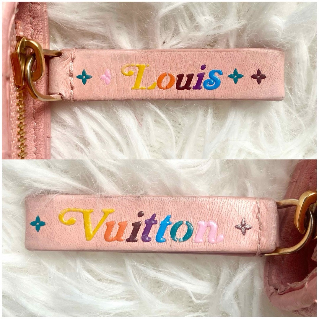 LOUIS VUITTON - ルイヴィトン 二つ折り財布 ピンク LOUIS VUITTON - ルイヴィトン 二つ折り財布 ピンク
