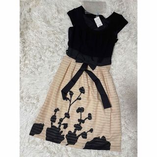 TO BE CHIC - ❤️TO BE CHIC ❤️ ドットボーダー ワンピース TO BE CHIC - ❤️TO BE CHIC ❤️ ドットボーダー ワンピース