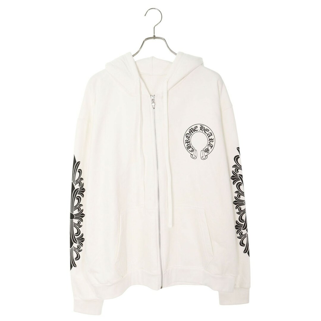 Chrome Hearts - クロムハーツ SWTSHRT HD ZIP 袖フローラル Chrome Hearts - クロムハーツ SWTSHRT HD ZIP 袖フローラル