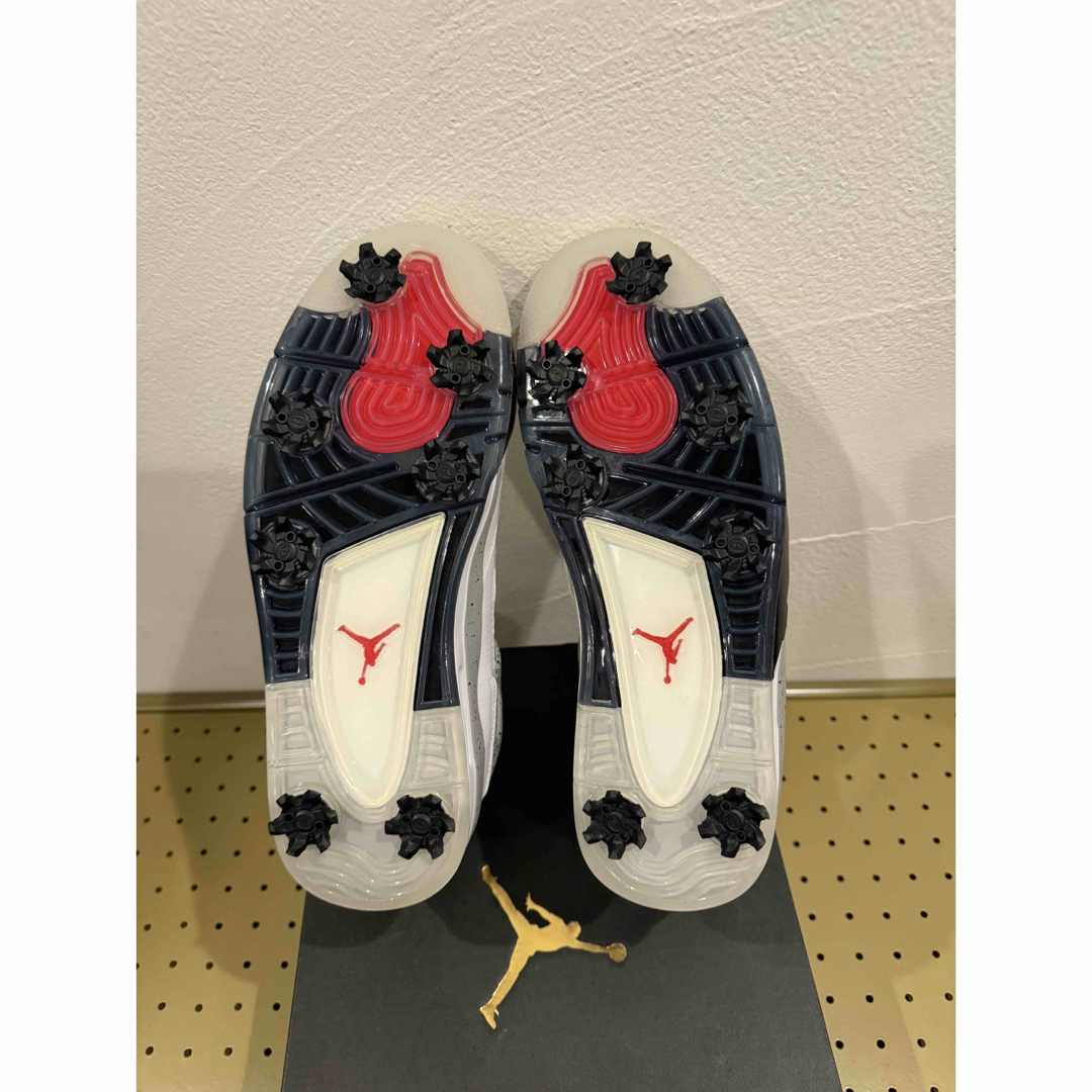 NIKE - NIKE AIR JORDAN 4 GOLF WHITE CEMENT 28.5の通販 by ろ NIKE - NIKE AIR JORDAN 4 GOLF WHITE CEMENT 28.5の通販 by ろ