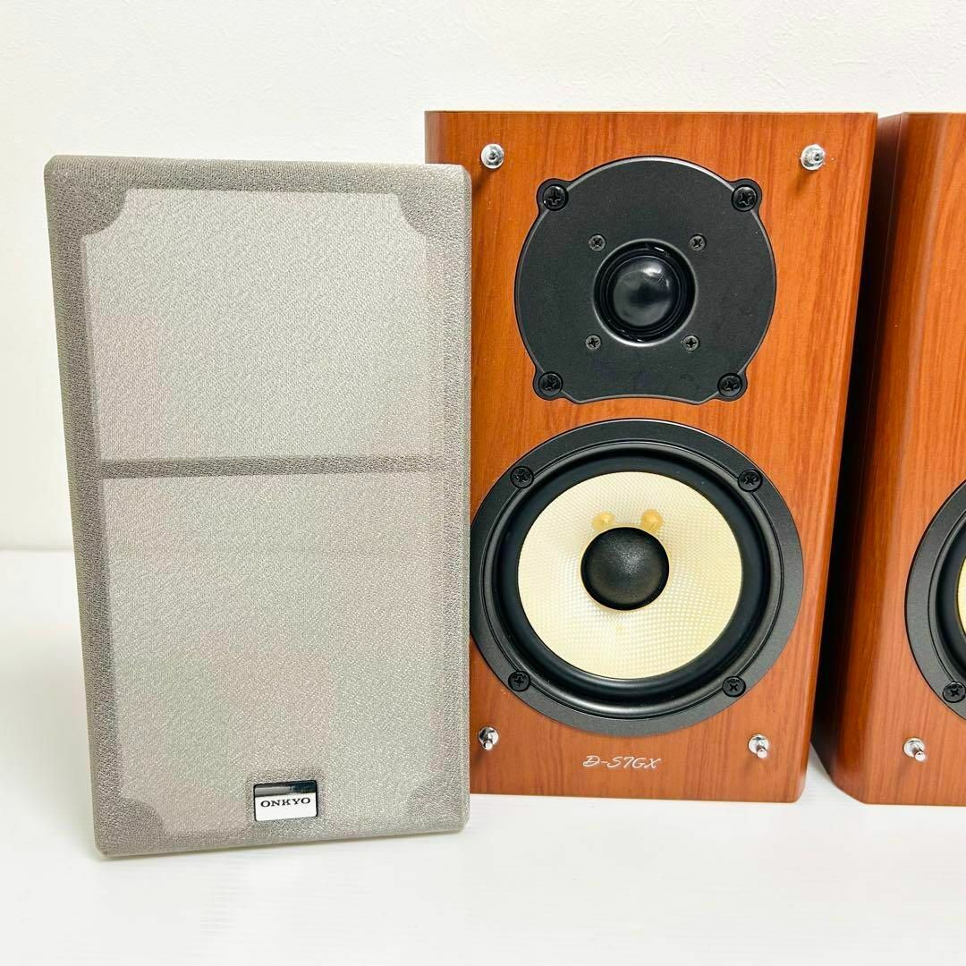 ONKYO - 動作品 ONKYO スピーカーシステム D-S7GX 木目 左右ペア ONKYO - 動作品 ONKYO スピーカーシステム D-S7GX 木目 左右ペア