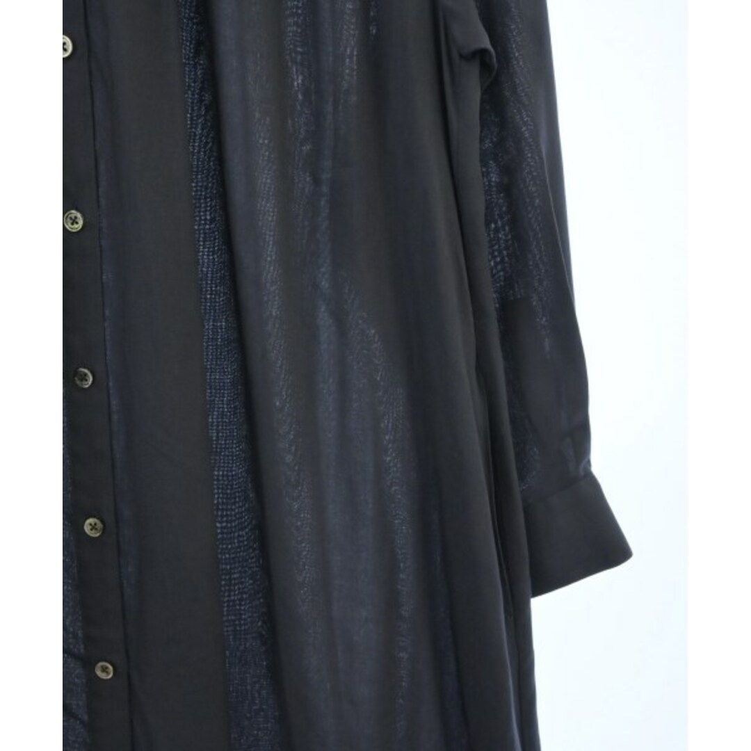 UNITED ARROWS - UNITED ARROWS シャツワンピース 36(S位) 紺 UNITED ARROWS - UNITED ARROWS シャツワンピース 36(S位) 紺